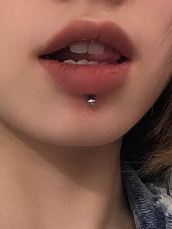 (one Piece) Lip Stud, Eyebrow Stud, Rhinestone Sticker, Belly Button ...