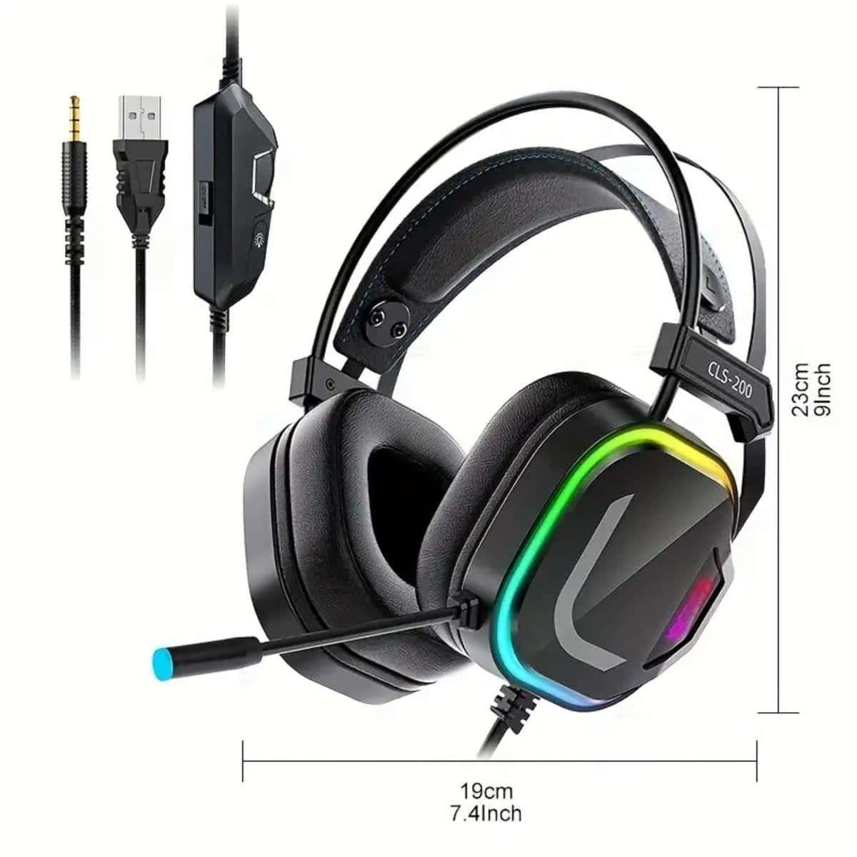 Colusi CLS200 Stereo Gaming Headset for PS4, PC, Xbox One Controller ...