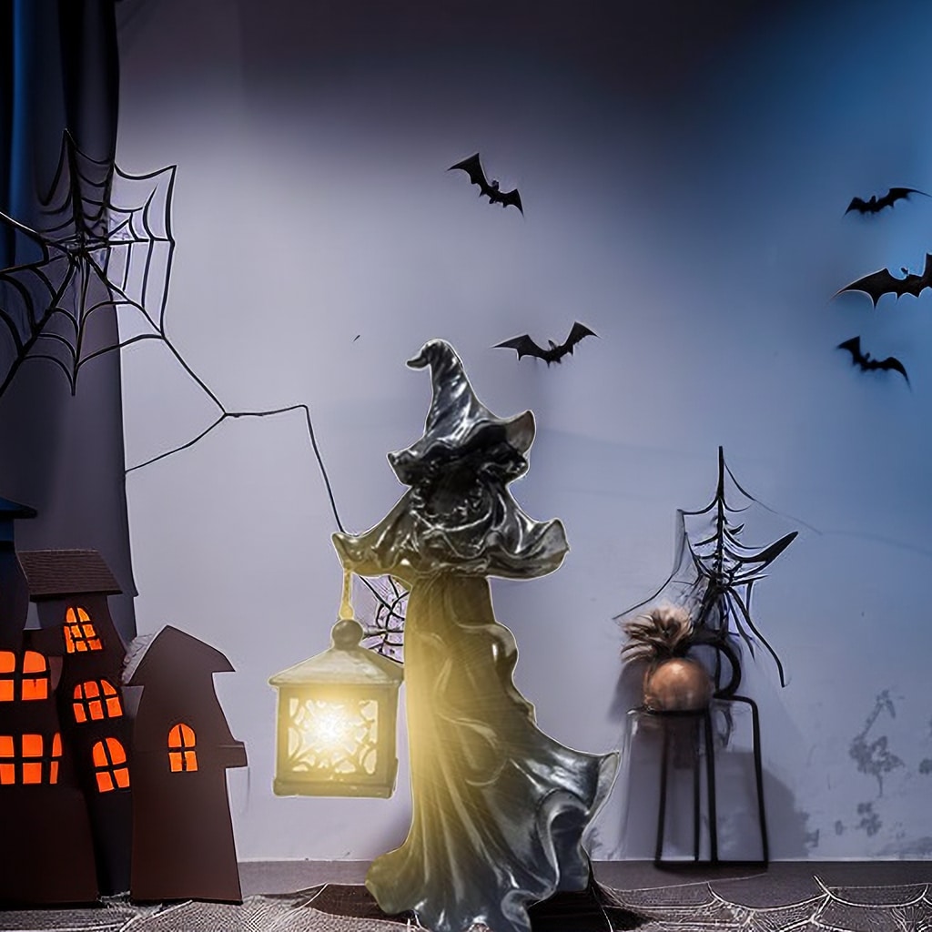 1pc Halloween Decoration Scary Messenger Faceless Ghost Sculpture ...