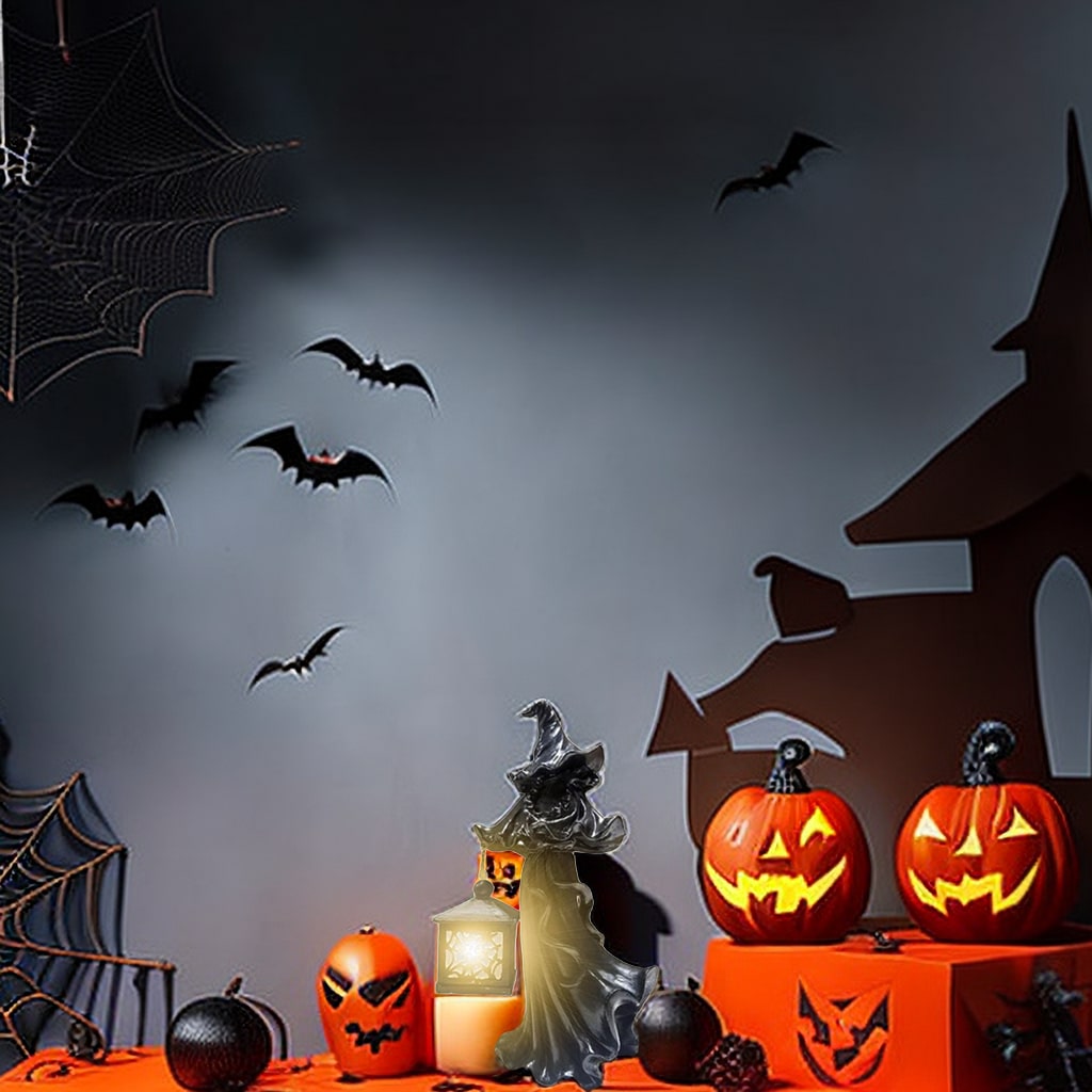 1pc Halloween Decoration Scary Messenger Faceless Ghost Sculpture ...