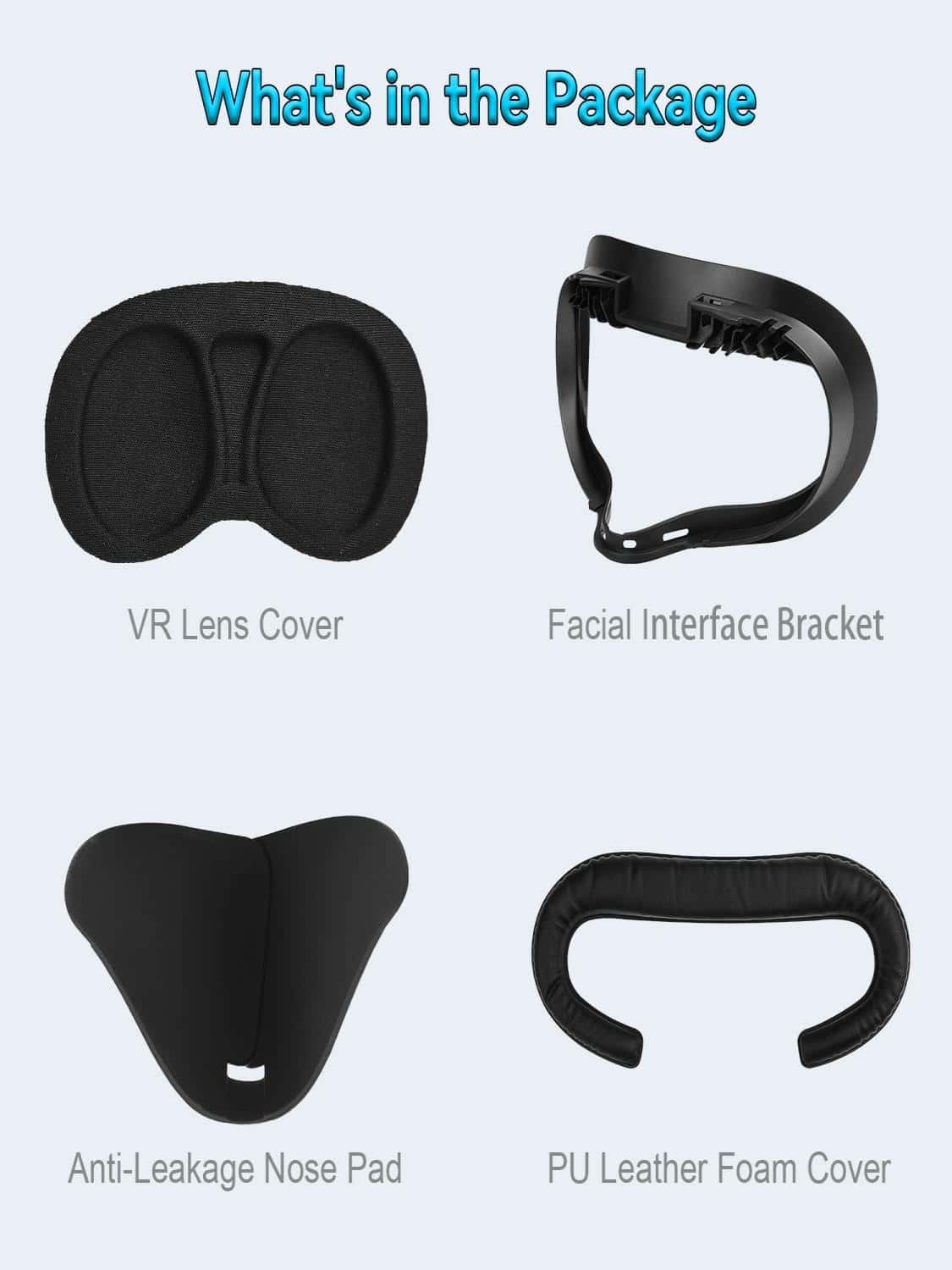 VR Facial Comfort Kit For Oculus Meta Quest 2,Enhance Comfort And ...