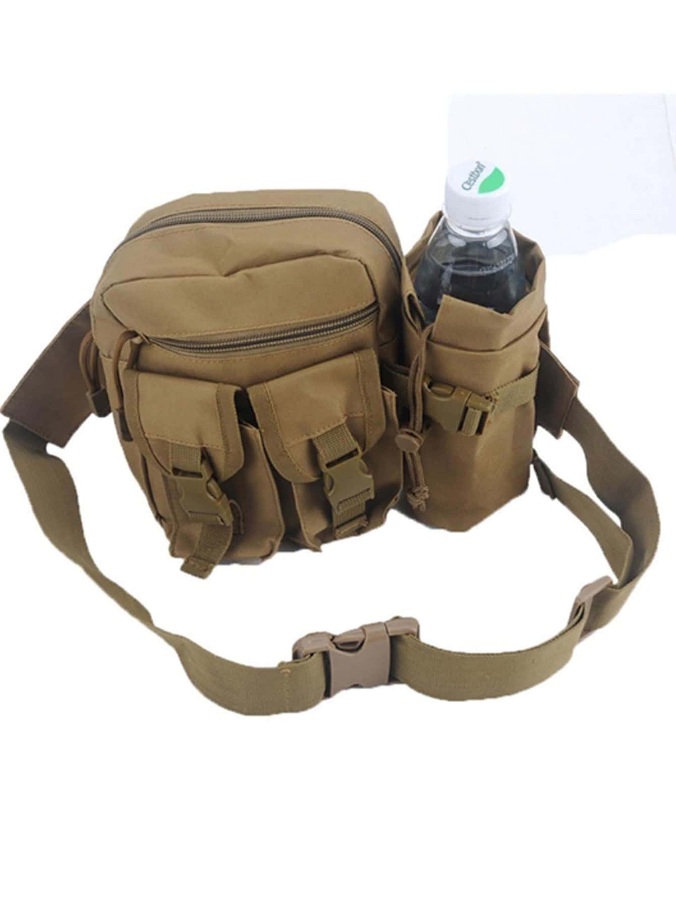Men's Multifunctional Waterproof Waist Bag With Water Bottle Holder ...
