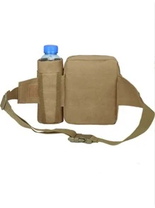Men's Multifunctional Waterproof Waist Bag With Water Bottle Holder ...