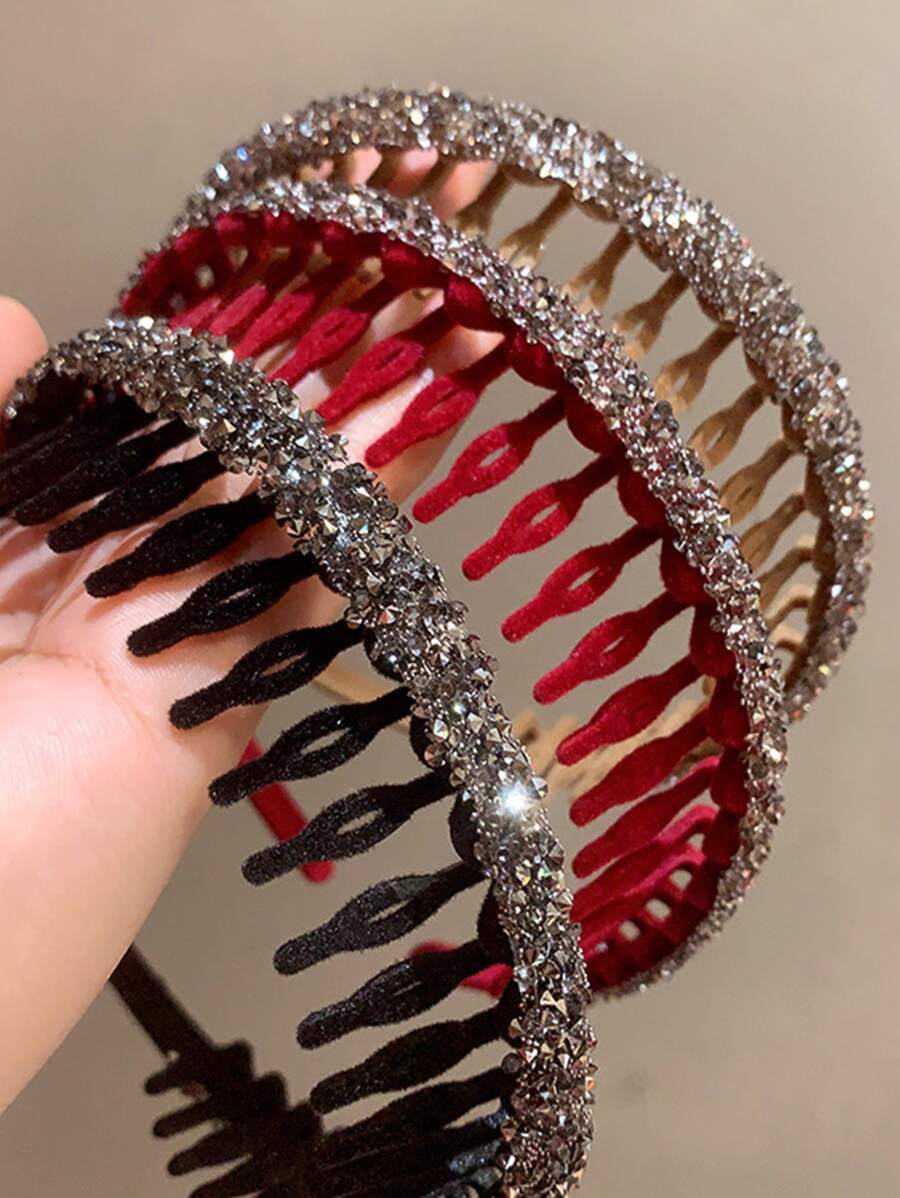 Rhinestone Decoration Sparkle Headband Suitable For Parties, Music ...