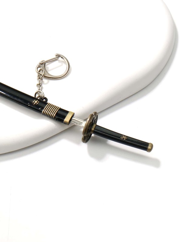 1pc Unisex Japanese Samurai Sword Toy Model Decorative Keychain | SHEIN USA