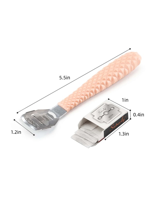 Foot Care Pedicure Callus Shaver, 1pc Stainless Steel Foot Hard Skin ...