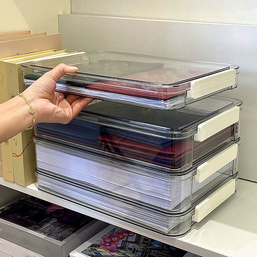 Certificate Storage Box/Transparent Household Certificate Storage Box ...