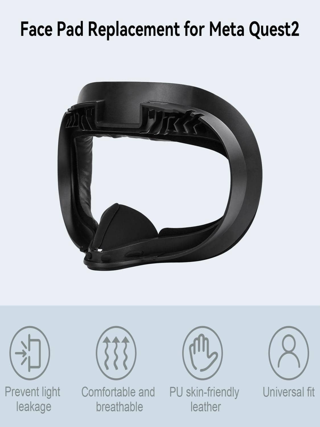 VR Facial Comfort Kit For Oculus Meta Quest 2,Enhance Comfort And ...