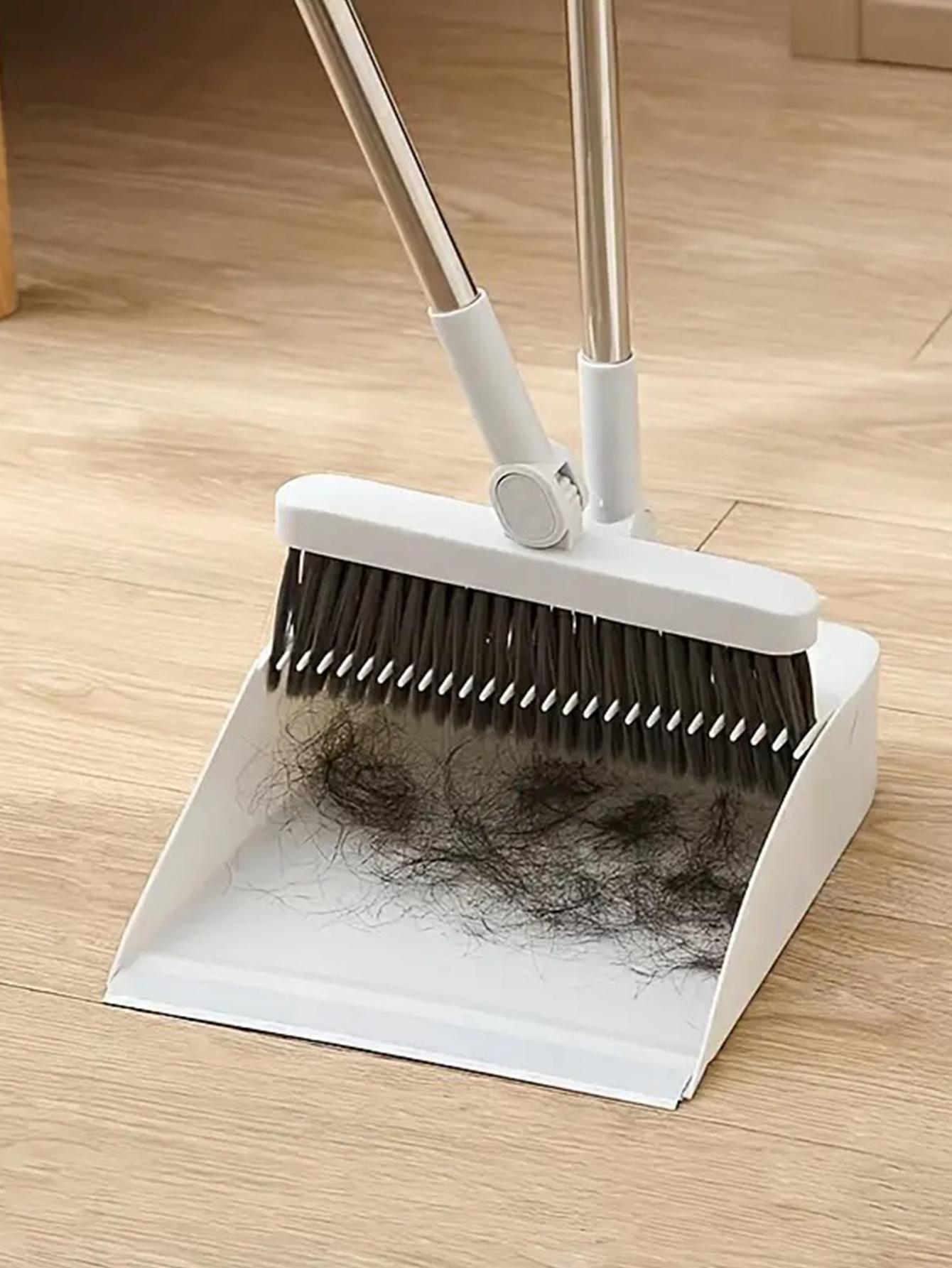 1Set Broom & Dustpan,Dustpan with Long Handle, Broom with Dustpan 3 ...