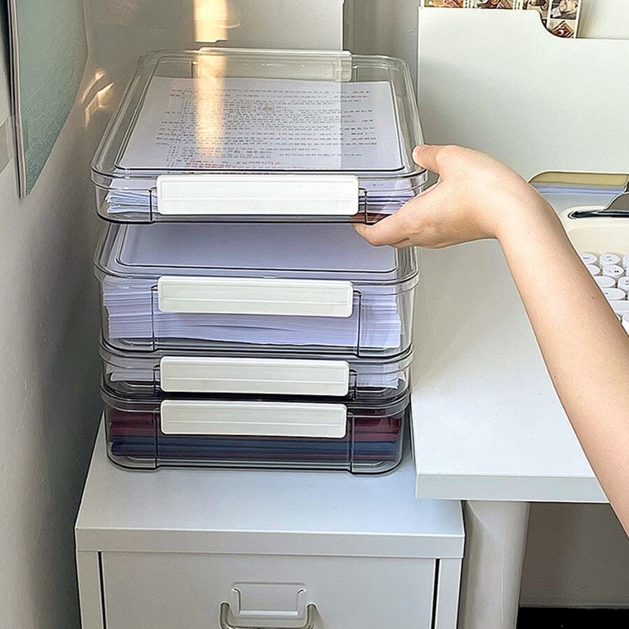 Certificate Storage Box/Transparent Household Certificate Storage Box ...