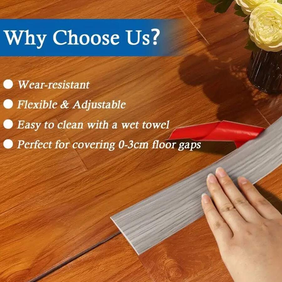 Laminate Flooring Strip, Flooring Divider Strip For Floor Gap, Carpet ...