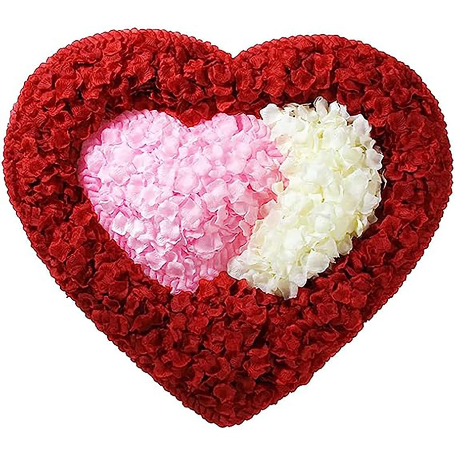 1000pcs Dark Red Rose Petals, Artificial Rose Petals For Wedding House ...