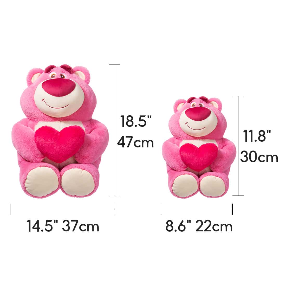 Miniso Disney Pixar Lotso Strawberry Bear Series Love Trumpet ...