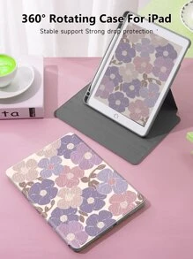 Blumen Drehkopfhülle für Valentinstag, kompatibel mit iPad der 9 ...