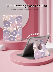 Blumen Drehkopfhülle für Valentinstag, kompatibel mit iPad der 9 ...