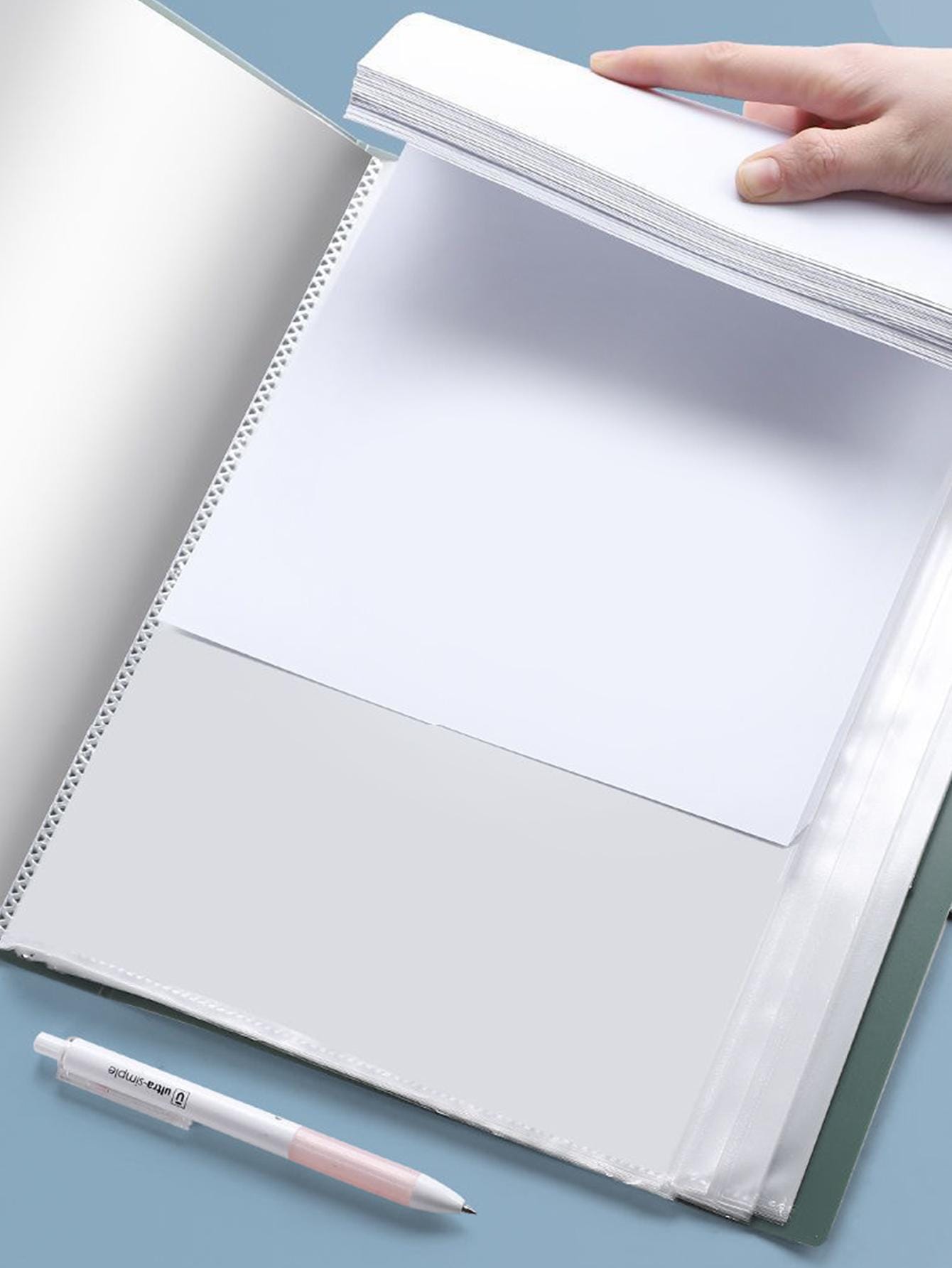 Carpeta A4 De Varias Capas Con Páginas Transparentes Para Almacenar ...