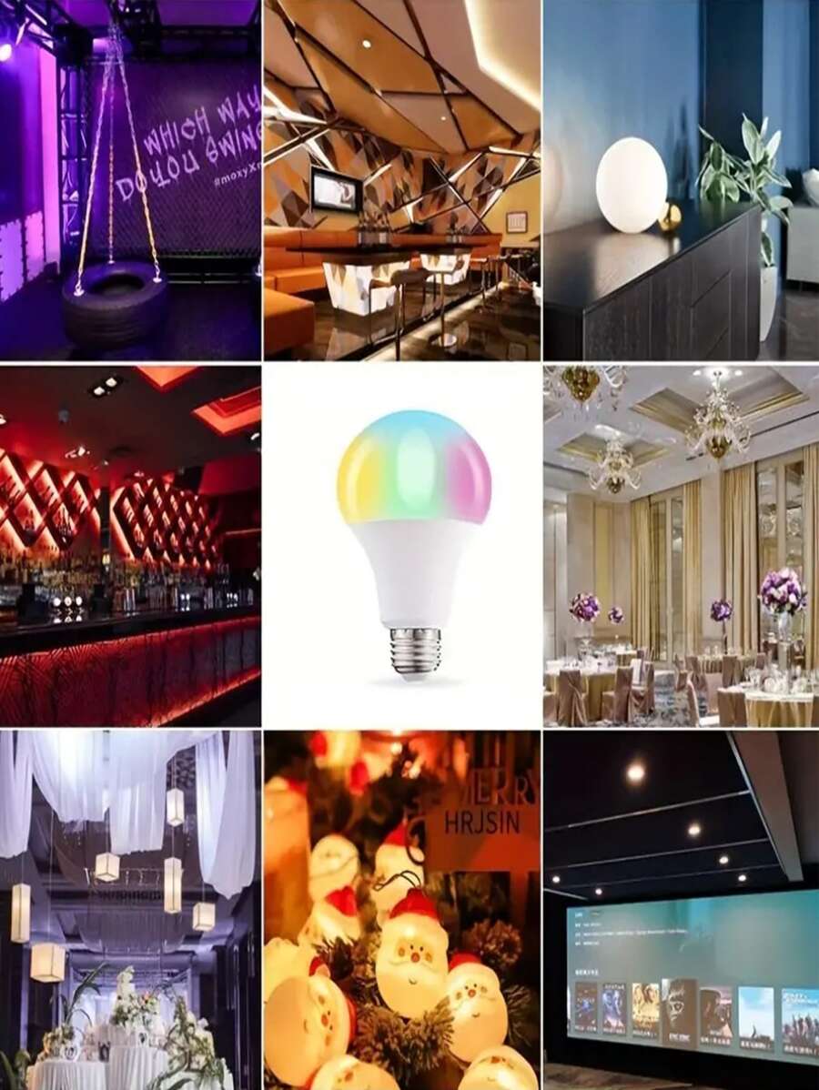 RGB LED Color Changing Globe Bulb With Remote Control, Dimmable ...