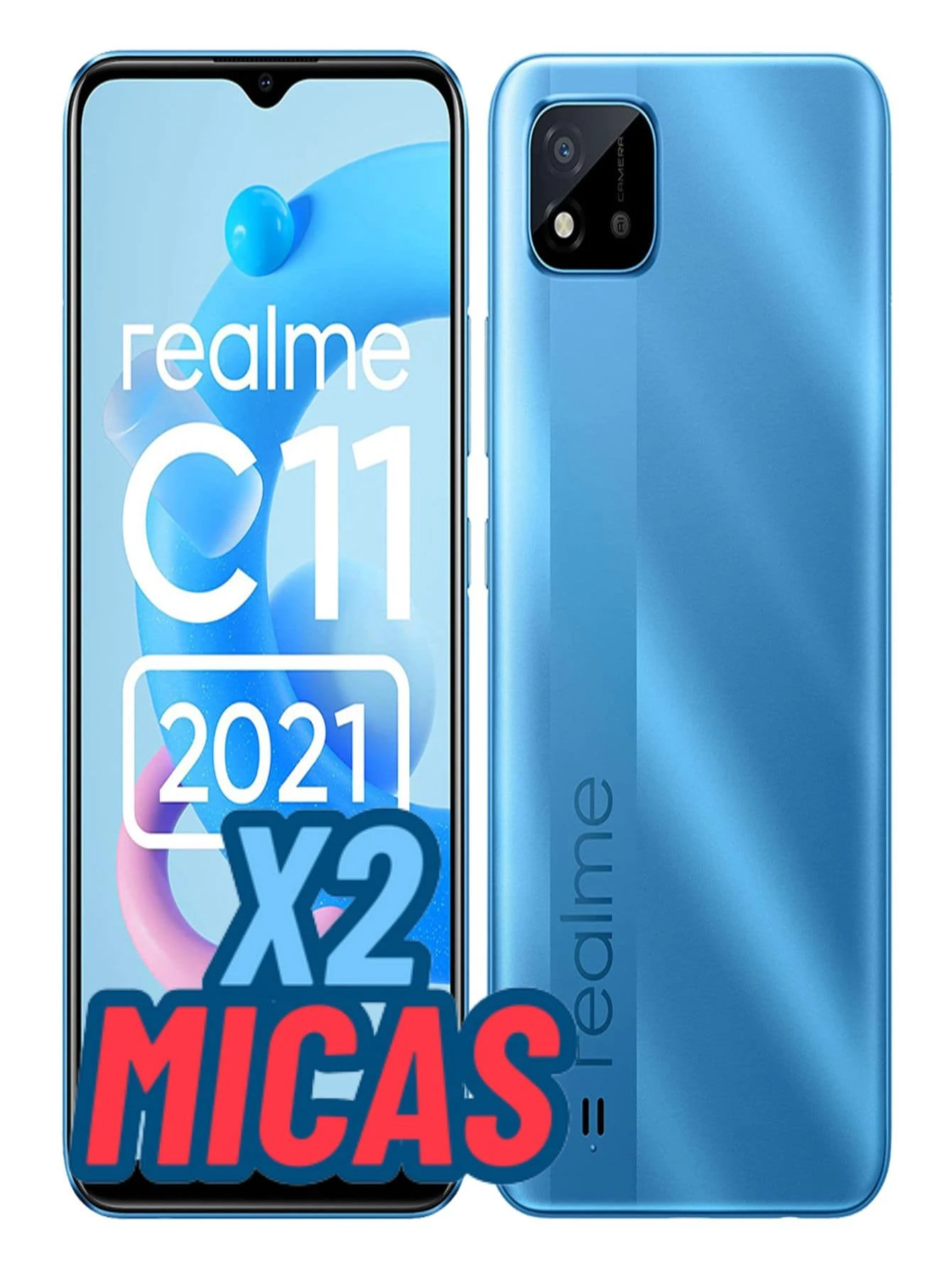 NERTECKSMALLSTORE 2 9H Tempered Glass Micas For REALME C11 2021 (6.52 ...