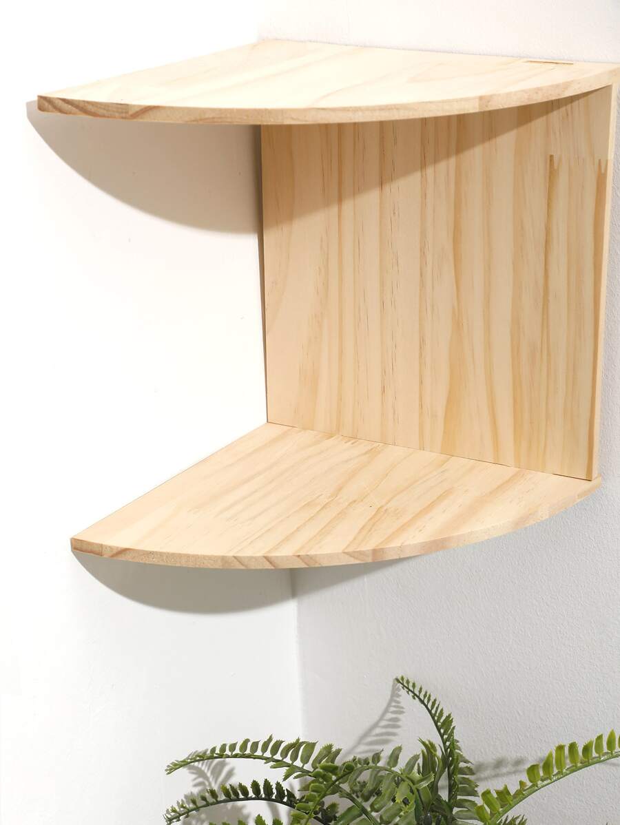 Multilayer Corner Shelves Floating Wall Mount Shelf Easy-to-assemble ...