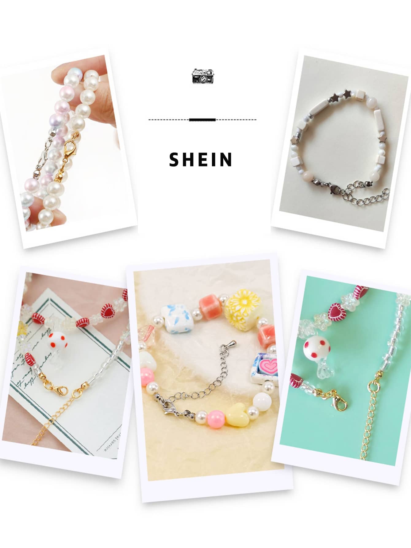 340pcs/box Lobster Clasps Open Jump Rings Curved Beads Kit For Handmade ...