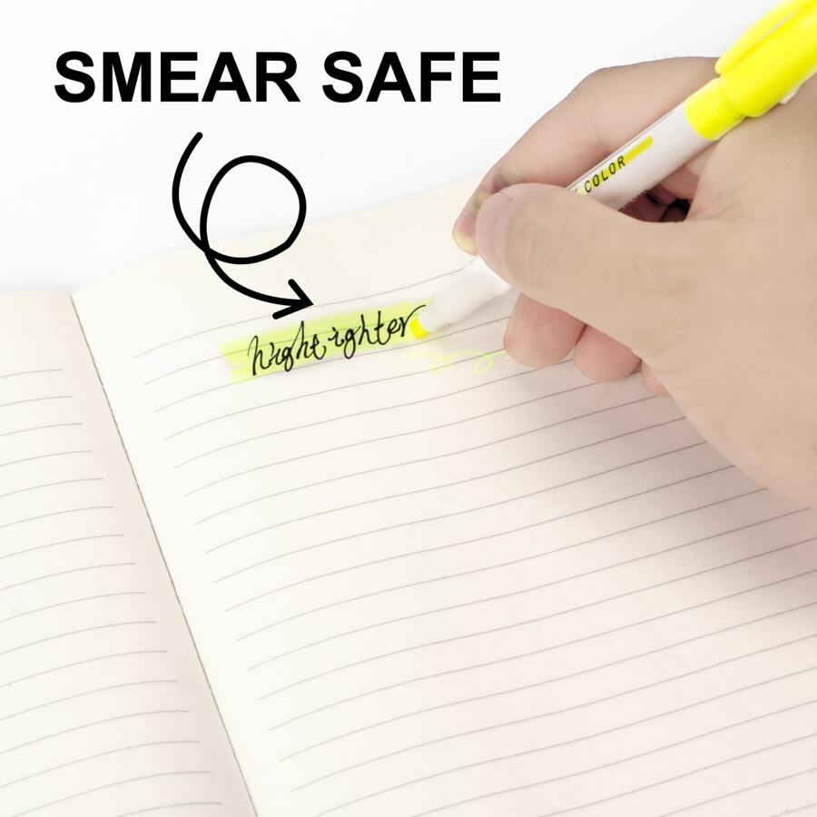 ZEYAR Highlighters, Dual Tips Marker Pen, Chisel and Fine Tips ...