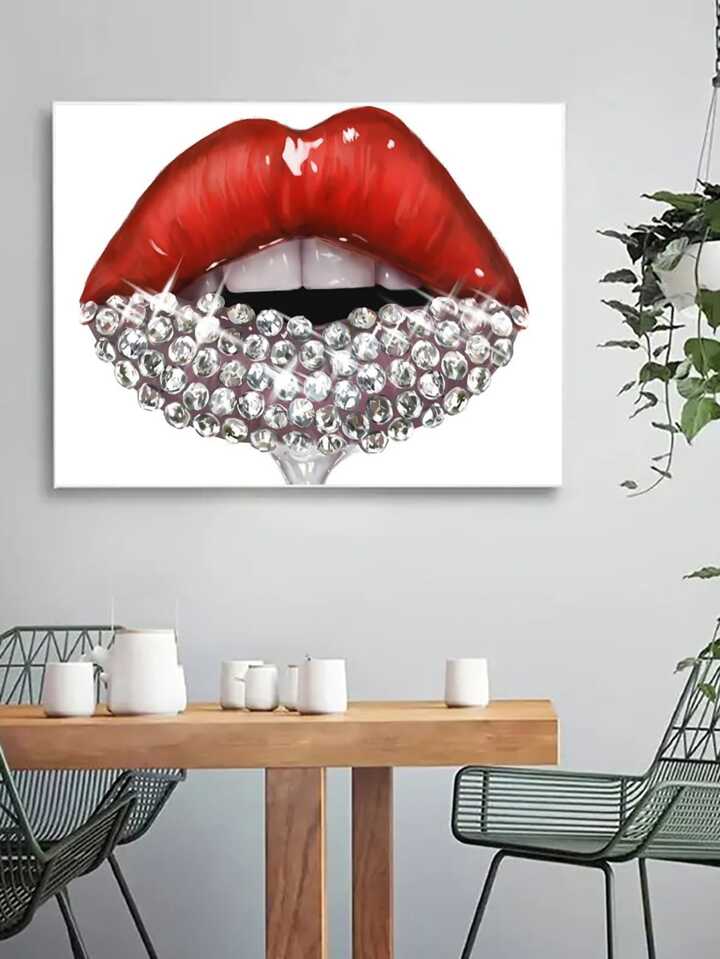 Lips Canvas Wall