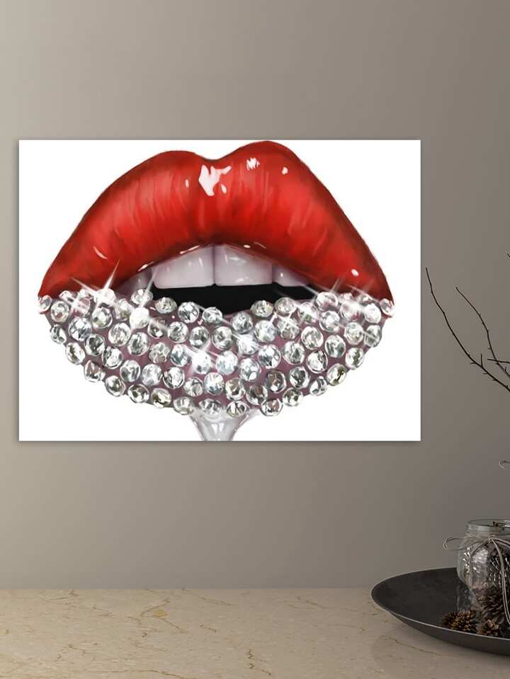 Lips Canvas Wall