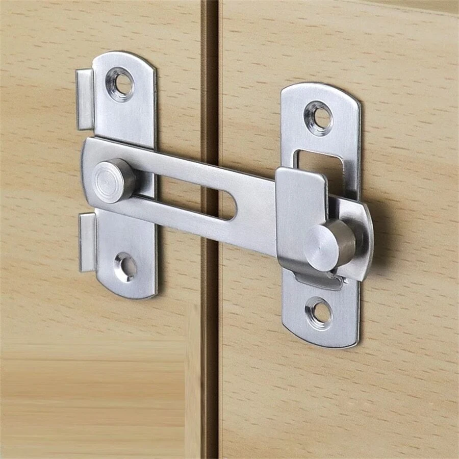Barn Door Latches 90/180 Degree, Stainless Steel Flip Door Latch, Door ...