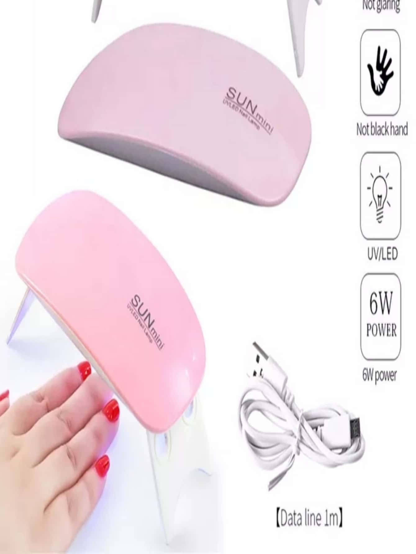 Sun Mini Uv Led Gelish Nail Lamp Portable Usb | SHEIN Brasil