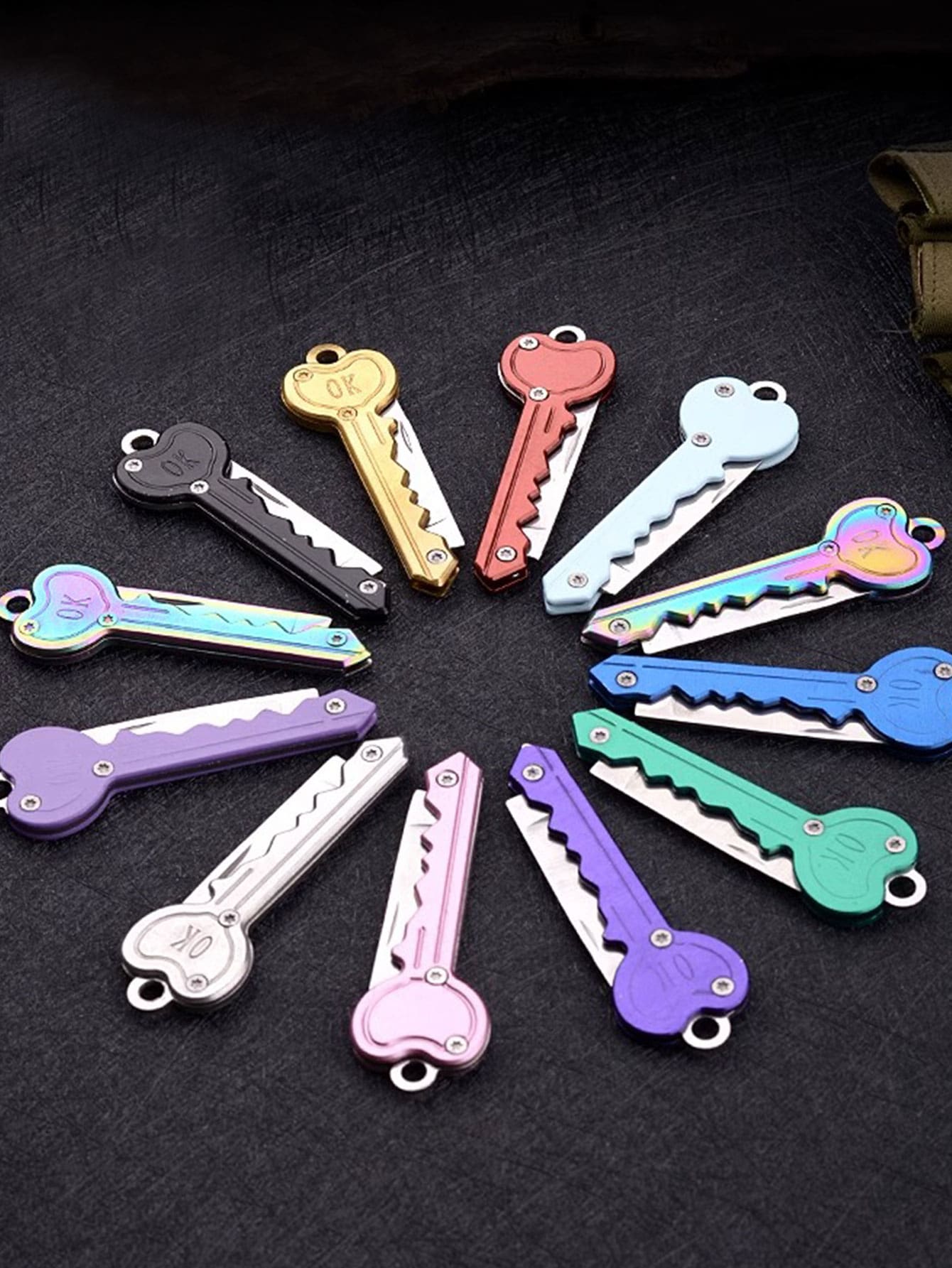 1pc Mini Sharp Keychain Folding Knife Portable Utility Knife With ...