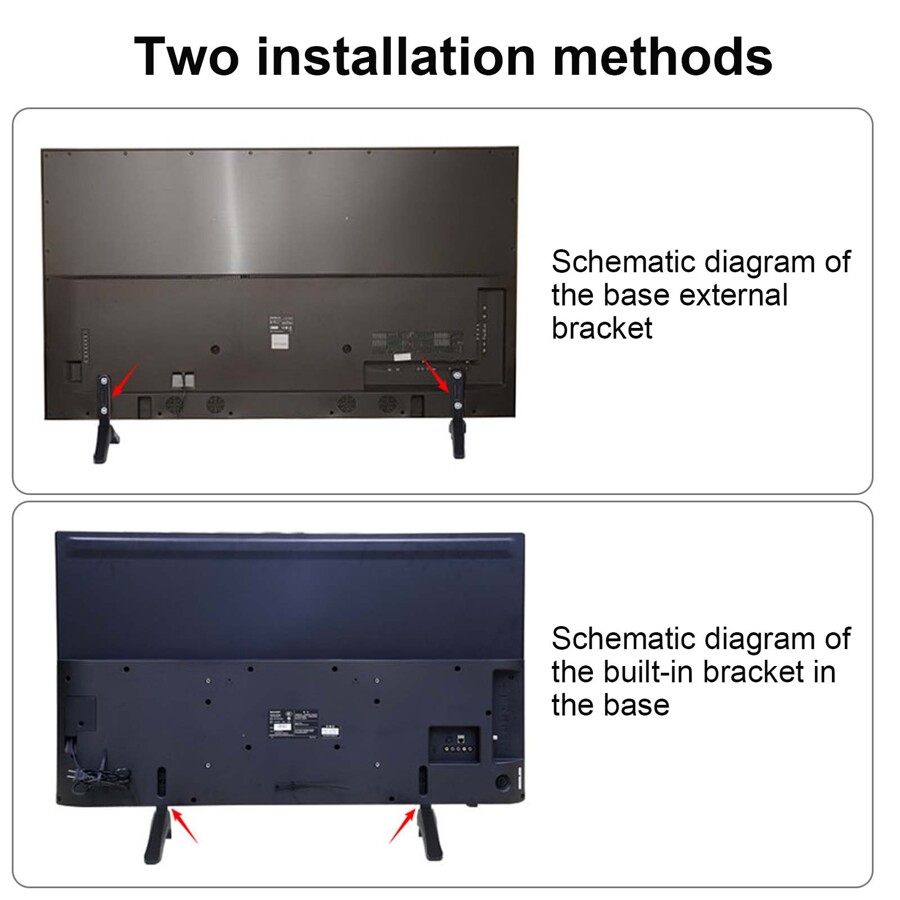 TV Feet Stand, TV Legs for 32 to 65 Inch TV, TV Screen Stand with ...