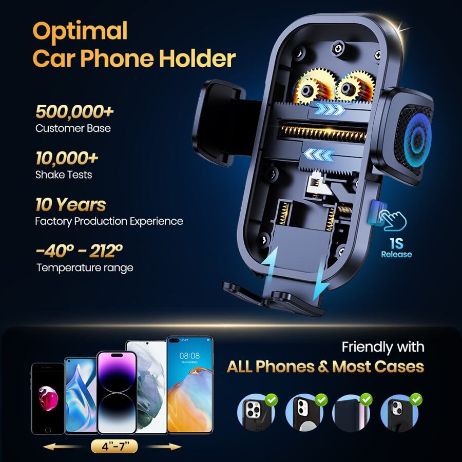 TOPK TOPK D35-J Car Phone Holder Mount for Dashboard , 360 Degree ...