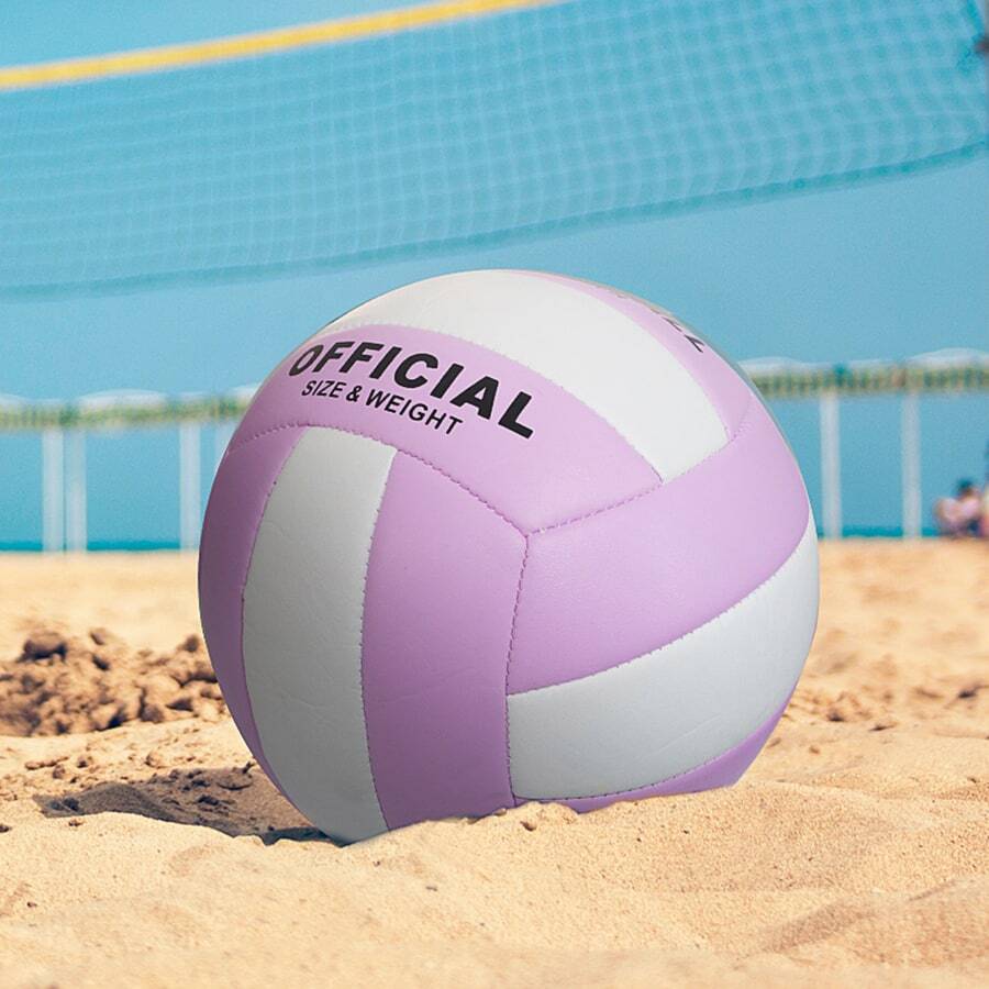 1pc Sky Blue/green/pink/purple Volleyball, Size 5, For Students From ...