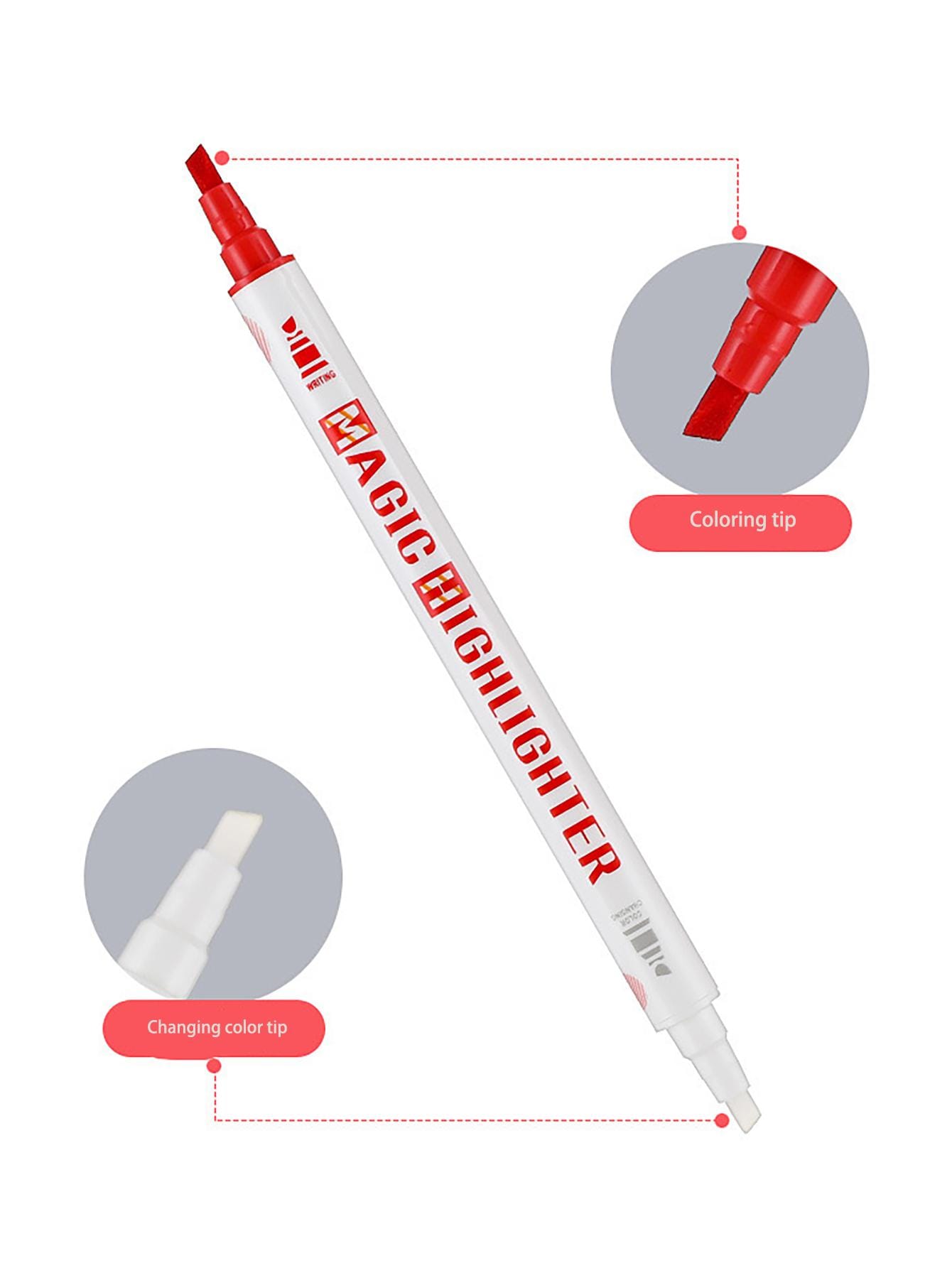 10pcs Magical Highlighters, Color Changing Highlight Pens Dual Tip ...