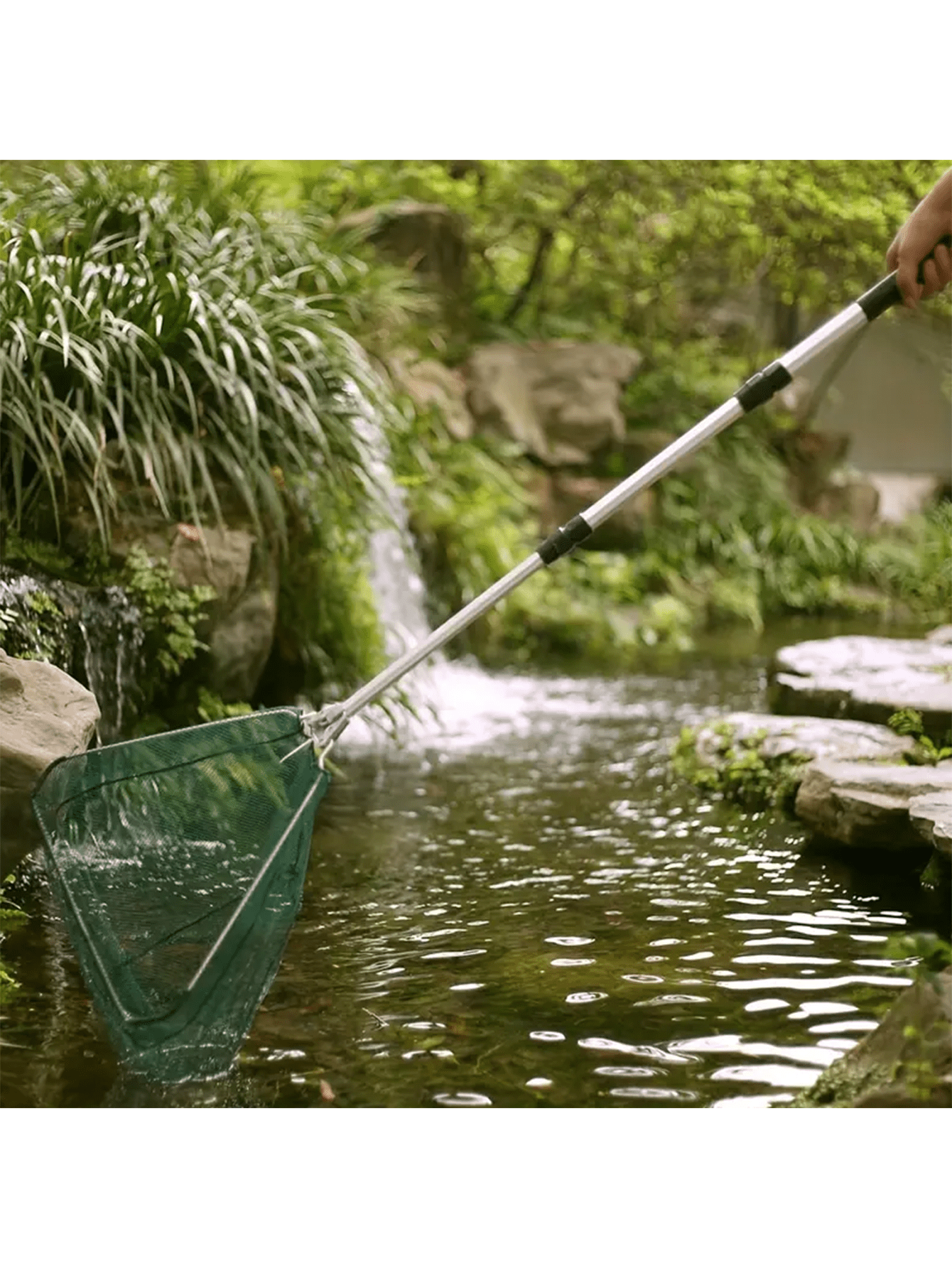 Aluminum Alloy Portable Telescopic Triangle Fishing Net With Foldable ...