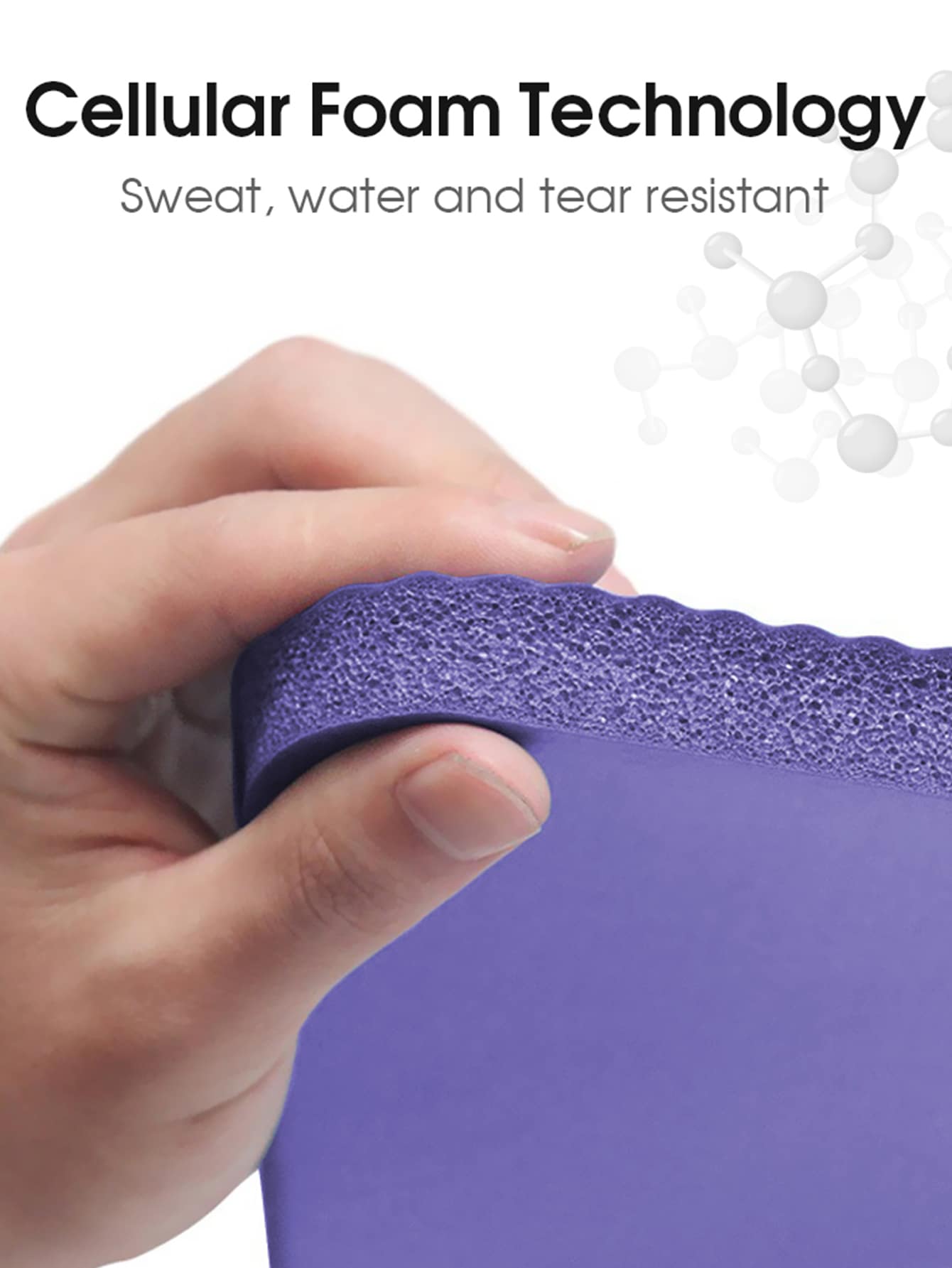 1pc NBR Small Size Yoga Mat 60*25*1.5cm Abdominal Wheel Plank Support ...