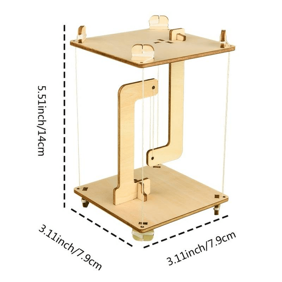 Wooden Diy Tensile Structure Building Kit 3d Puzzle Science Experiment ...