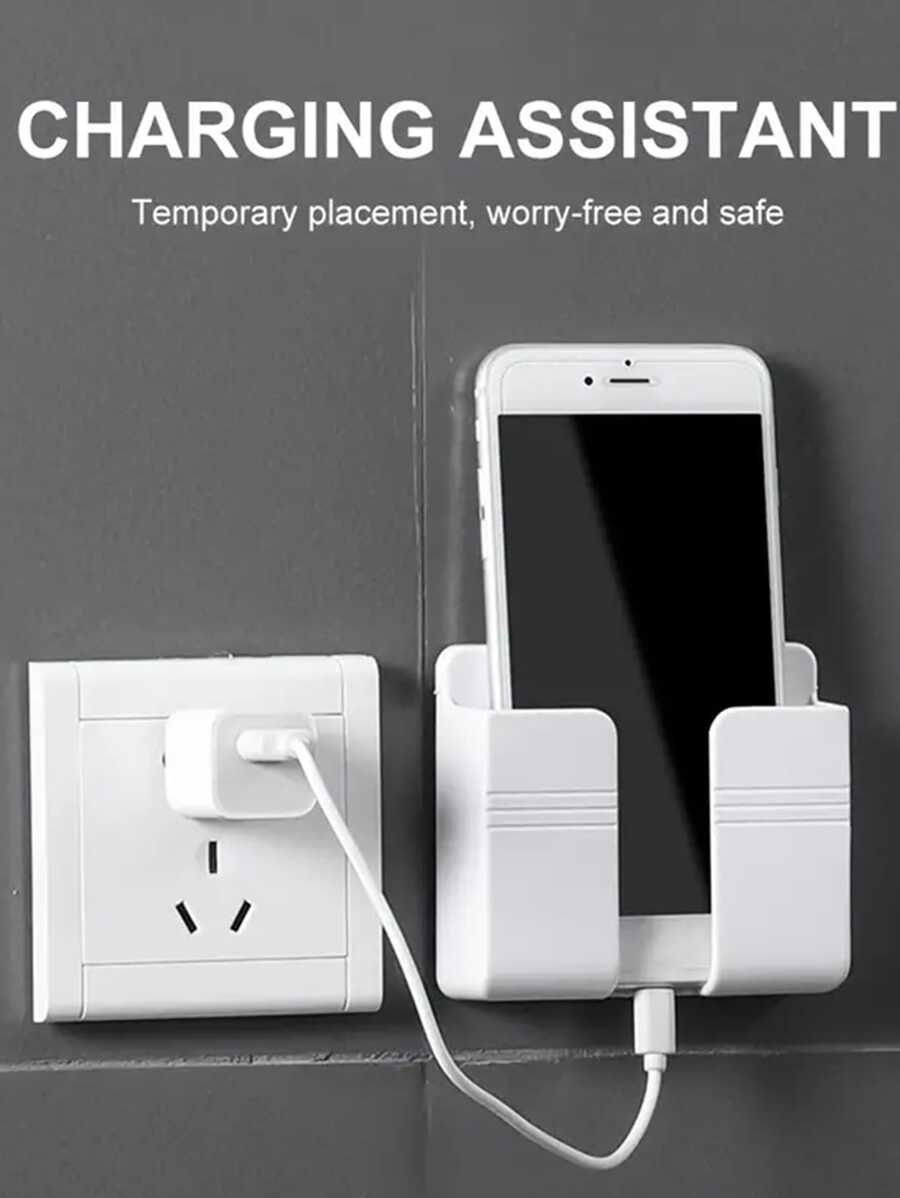 1pc Punch-Free Mobile Phone Holder Wall Mount Stand Remote Control ...