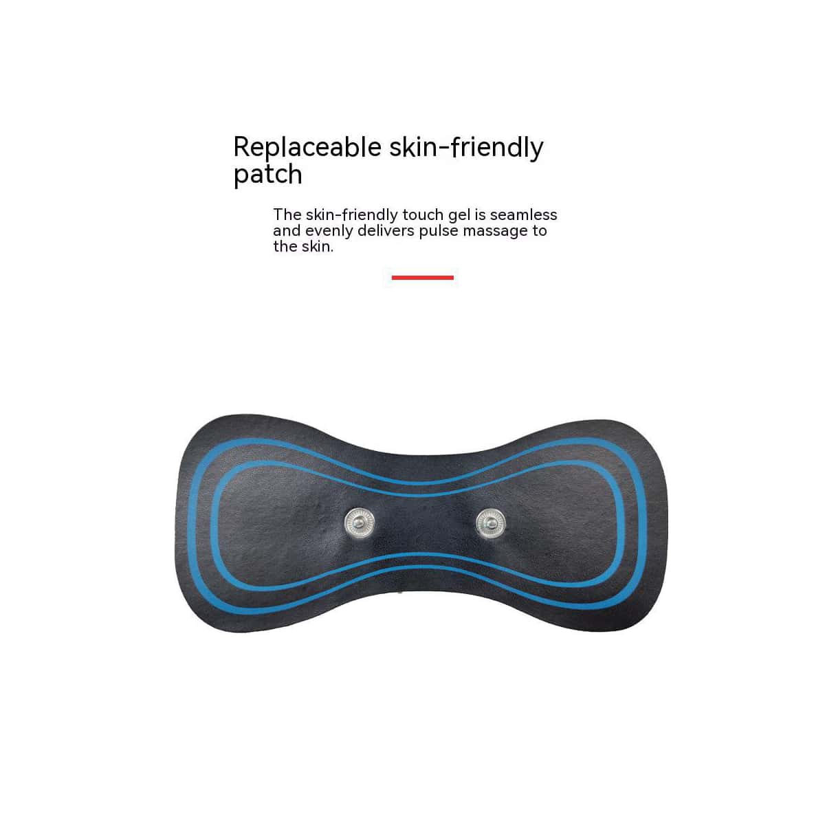 Neck Pulse Massage Patch Portable Electrotherapy Mini Massager ...