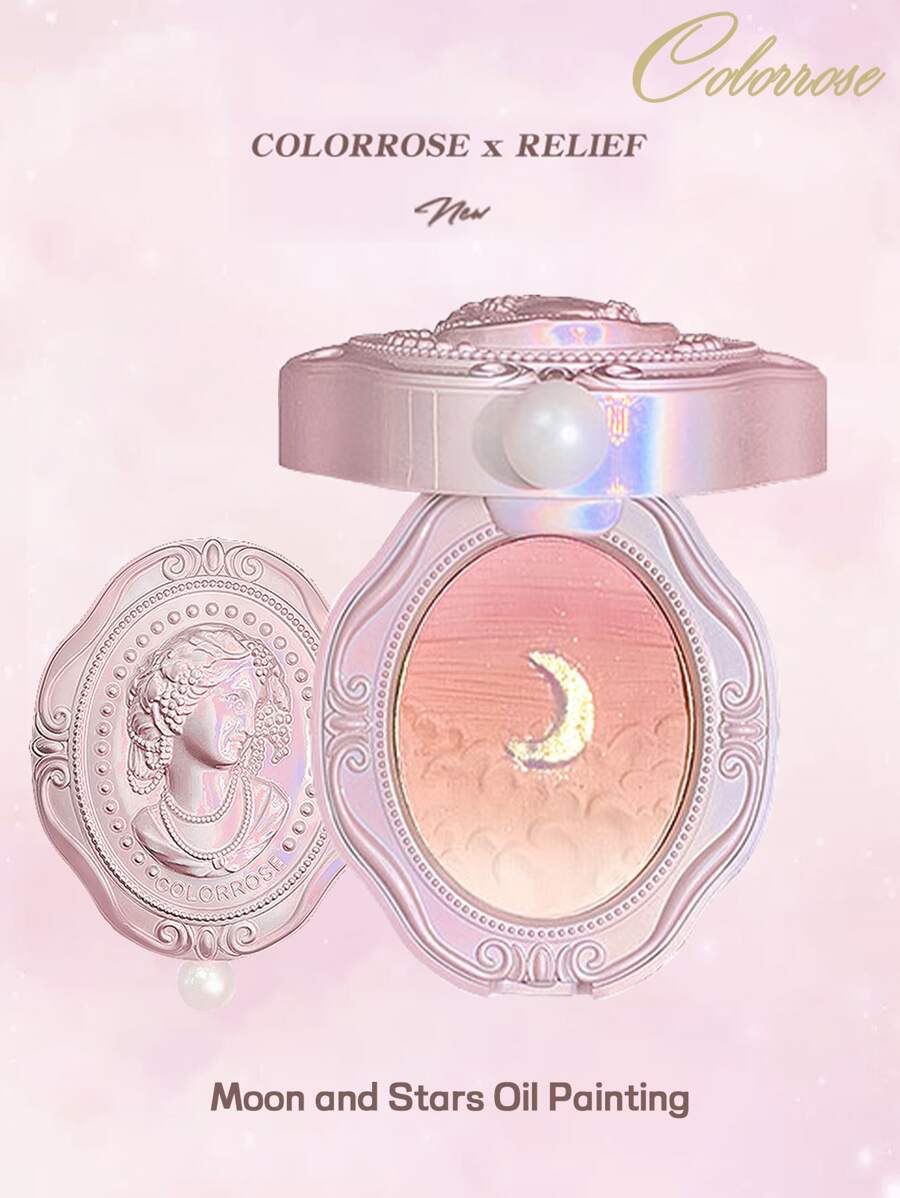 COLORROSE natural brillante Polvo Colorete , brillante brillante cara ...