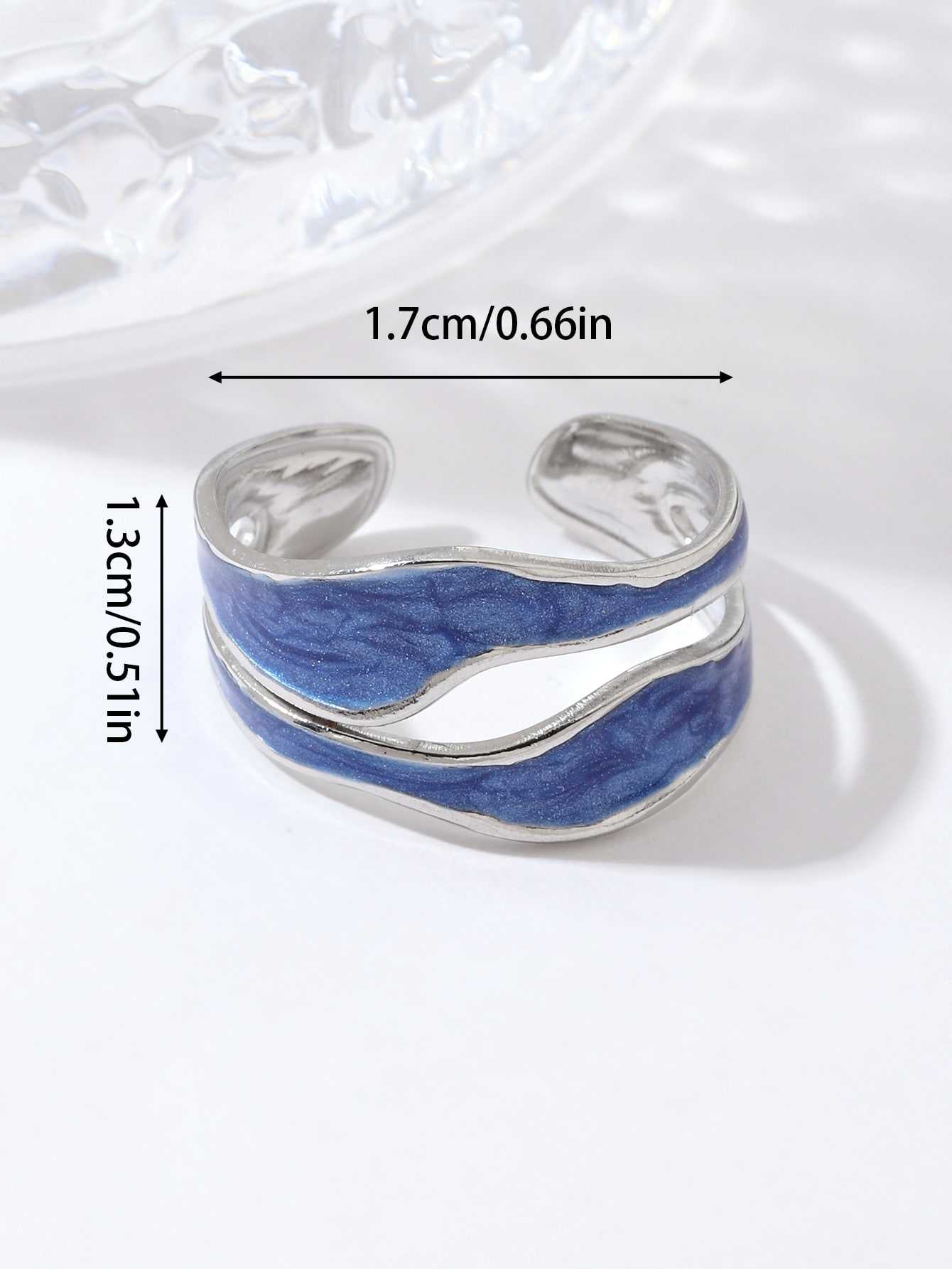 1pc Stainless Steel Open-ended Ring | SHEIN USA