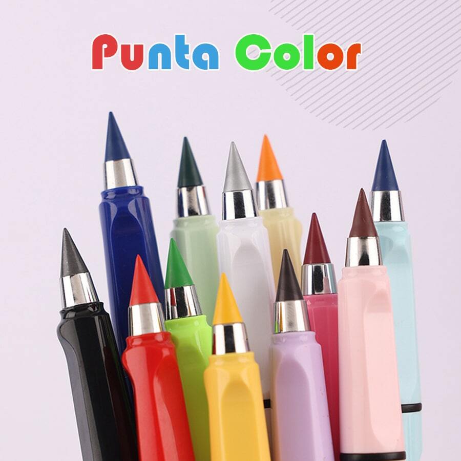 6/12 Pieces Tip Color HB Majico Infinite Pencil With Eraser Basic ...