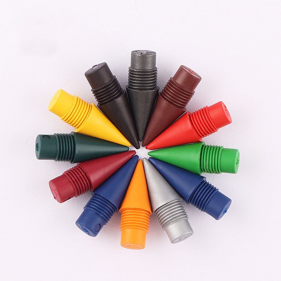 6/12 Pieces Tip Color HB Majico Infinite Pencil With Eraser Basic ...