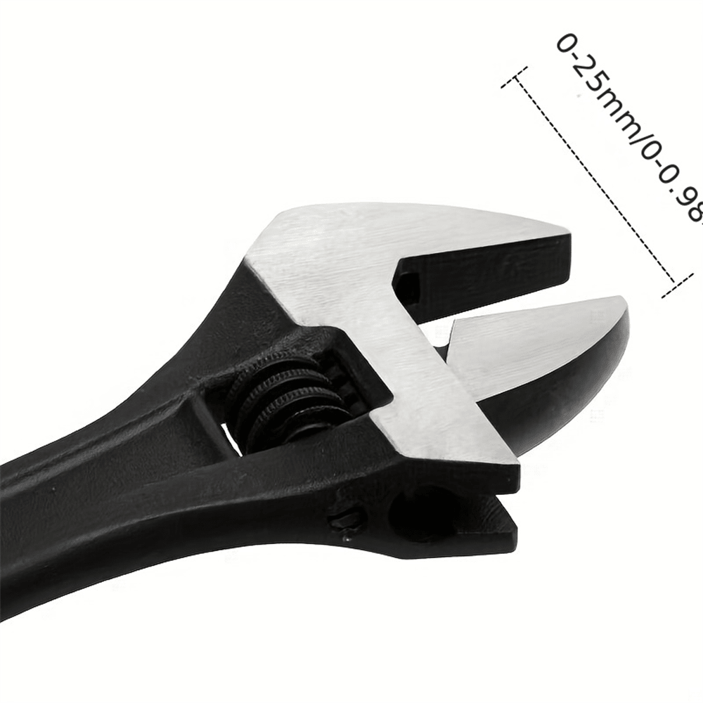 Black Precise Adjustable Wrench | SHEIN UK