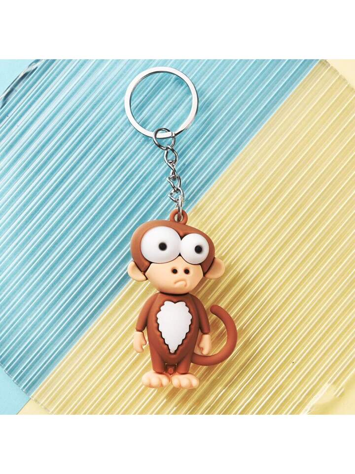 Cute Cartoon Monkeys With Big Eyes