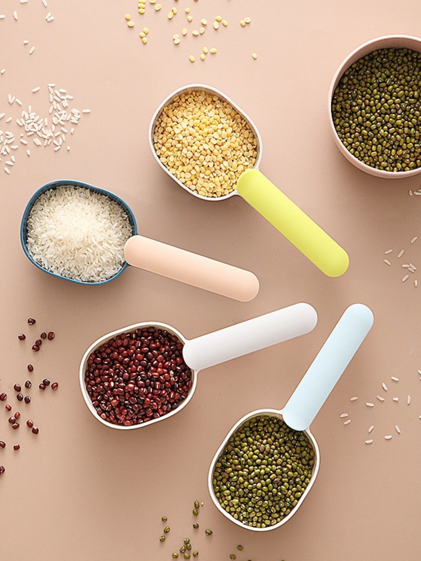 Kitchen Multi-function Rice Scoop Measuring Cup With Seal Clip And Pet ...