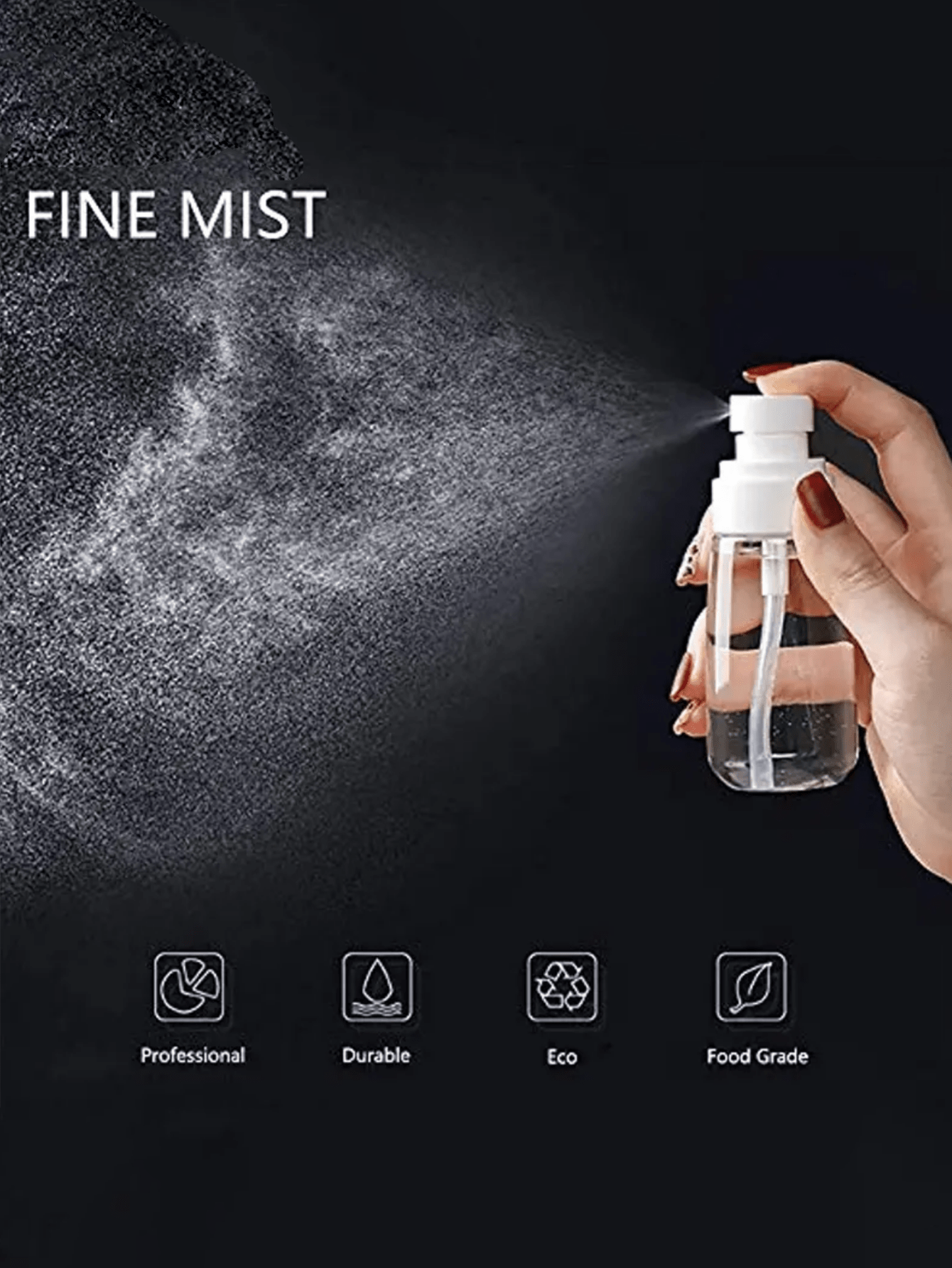1pc Spray Bottle With Fine Mist, Small Watering Can,travel-sized ...