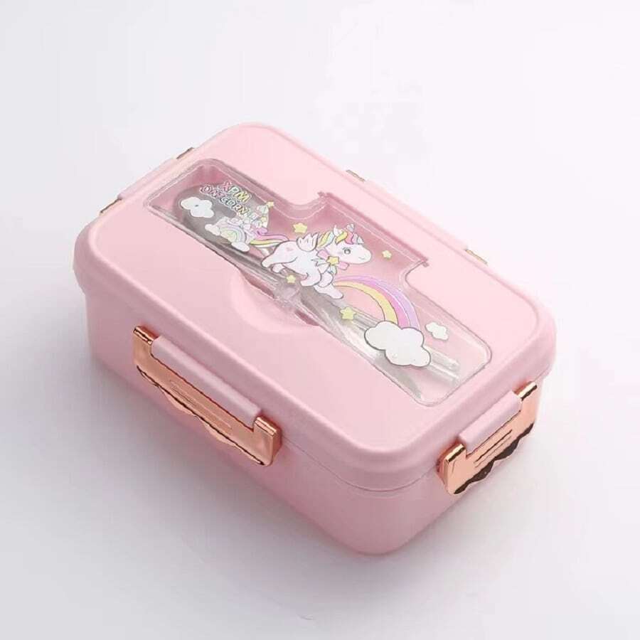 Pink Cartoon Portable Bento Box | SHEIN USA
