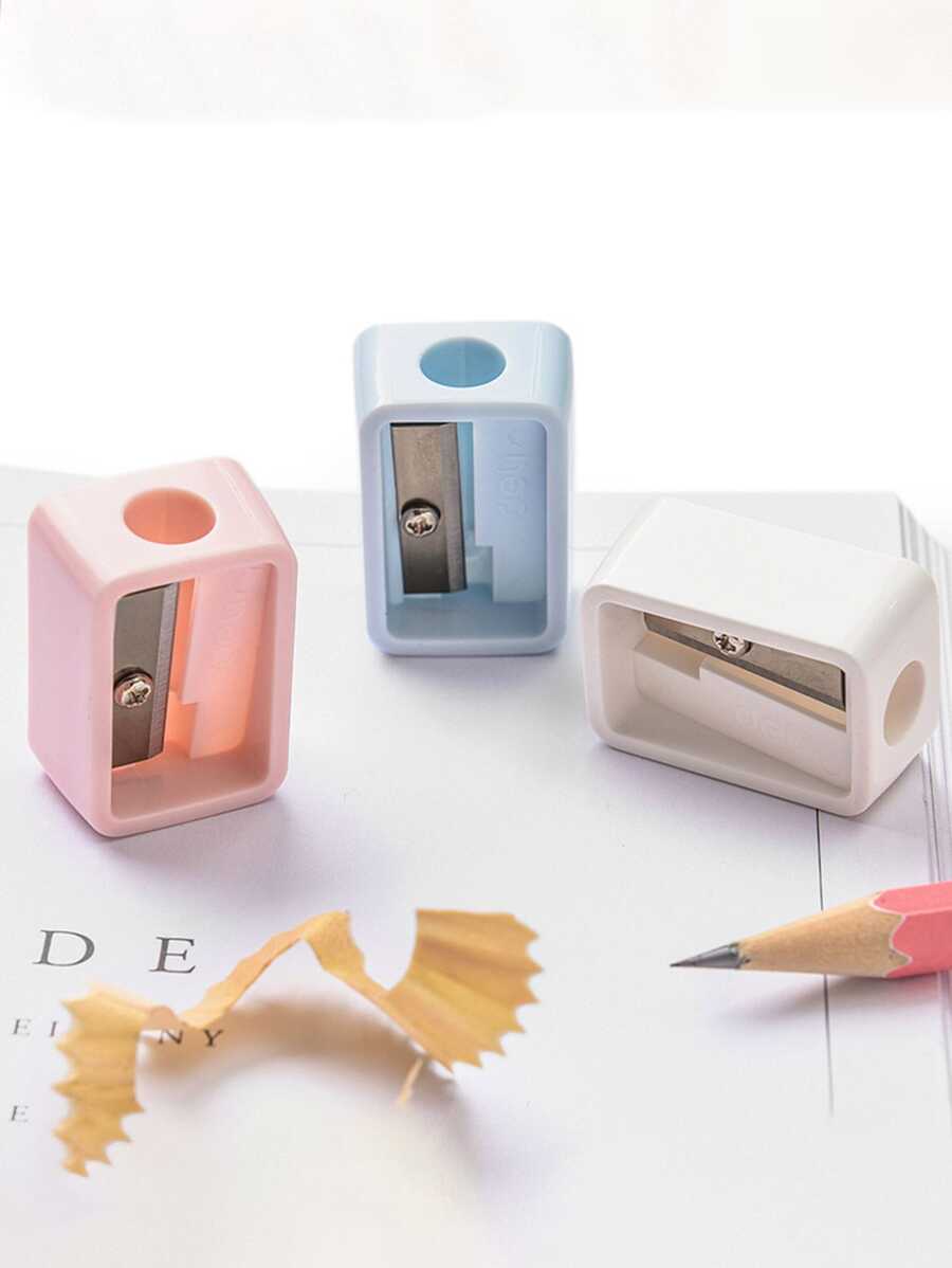Random Set Of 3 Simple Pencil Sharpeners | SHEIN USA