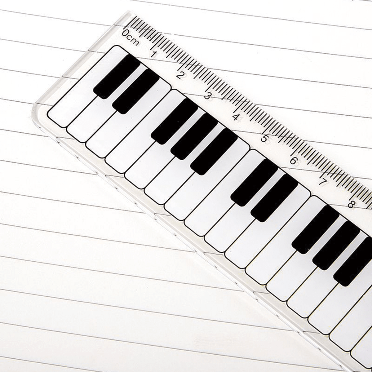 1 Pc Plastic Ruler ,Sheet Music Ruler, Straight Ruler Plastic Measuring ...